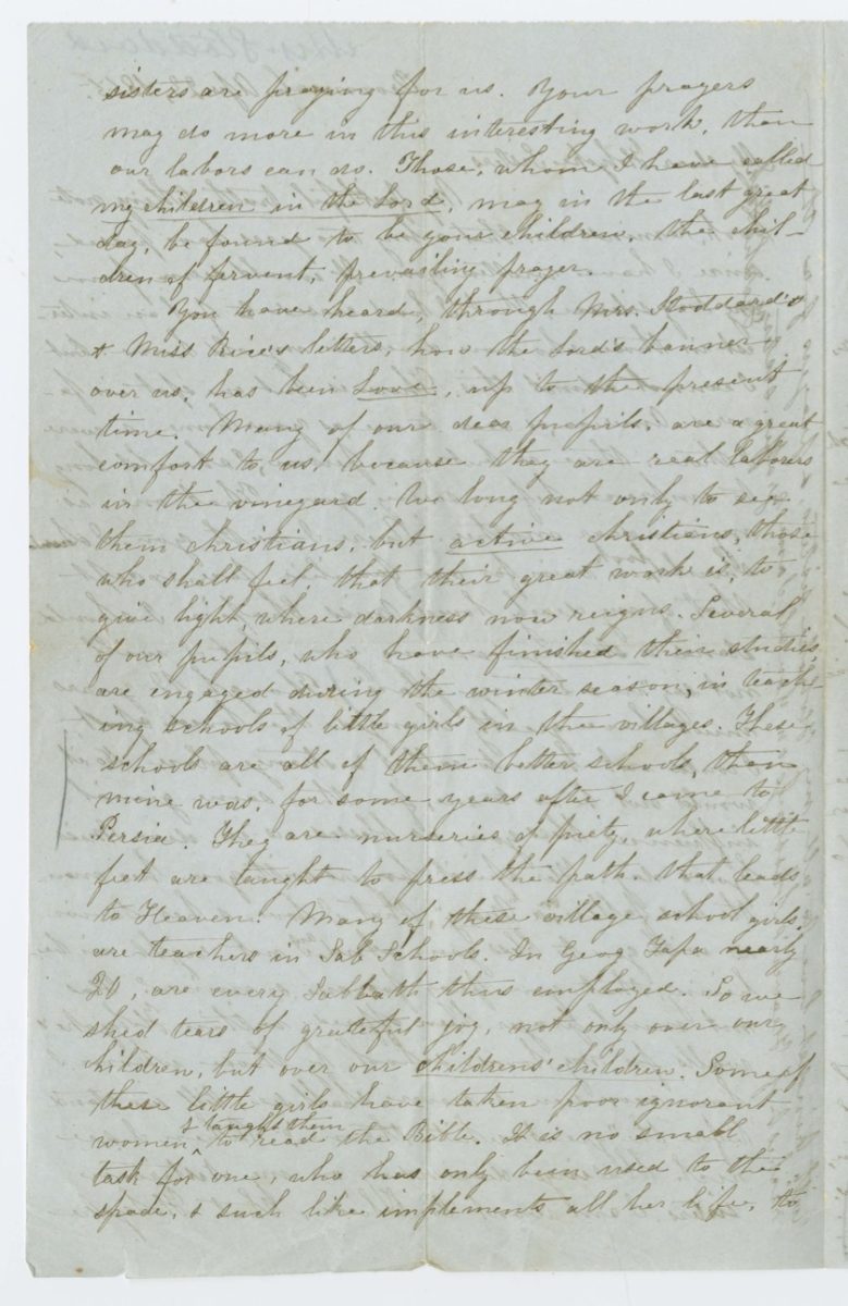 Fidelia Fiske’s Letters – Alumnae Association