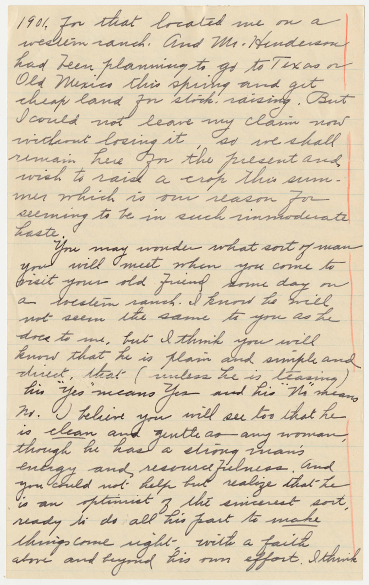 Letters from the Dust Bowl – Alumnae Association