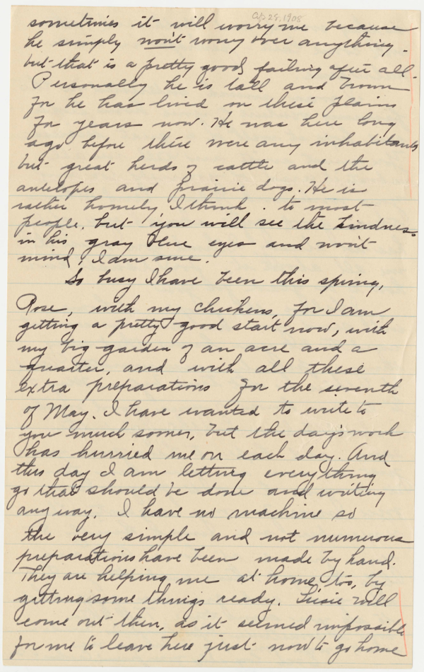Letters from the Dust Bowl – Alumnae Association