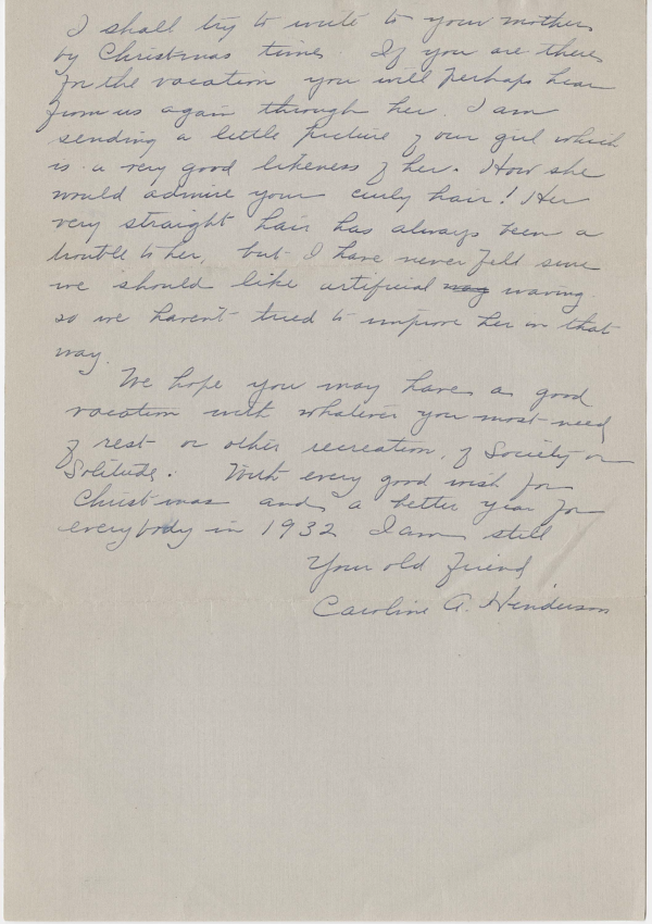 Letters from the Dust Bowl – Alumnae Association